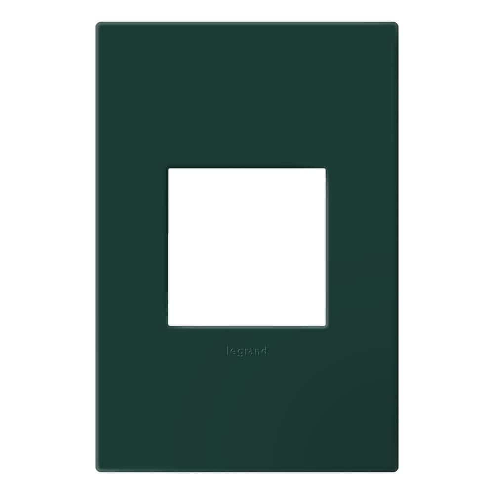 Legrand adorne 1-Gang Evergreen Decorator/Rocker Plastic Wall Plate ...