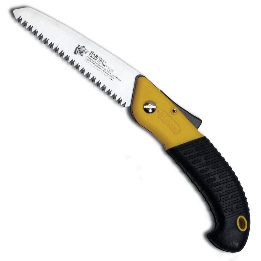BARNEL USA 5 in. Compact Folding Straight Blade Pull-Cut Saw Z130 - The ...