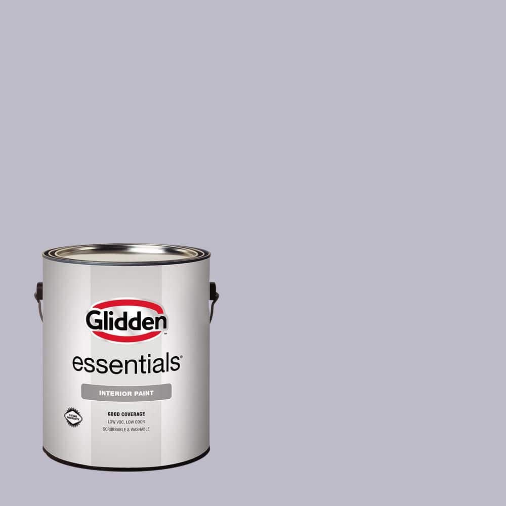 Glidden Essentials 1 gal. PPG1173-4 Silverberry Semi-Gloss Interior ...