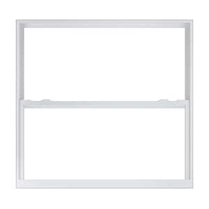 American Craftsman 52 in. x 49.6 in. 70 Series White Single Hung Low-E ...