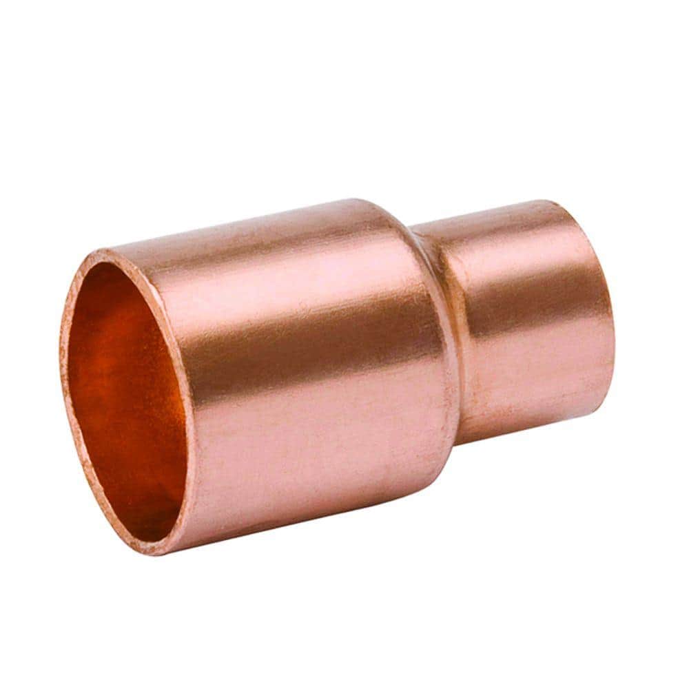 Everbilt 3/4 in. x 1/2 in. Copper Pressure Cup x Cup Reducing Coupling ...