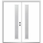 MMI Door Viola 60 in. x 80 in. Left-Hand Inswing 1-Lite Frosted Glass ...
