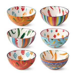Certified International 5 in. 13 fl. oz. Multi-Colored Porcelain ...