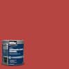 BEHR PREMIUM 1 qt. #OSHA-5 OSHA SAFETY RED Satin Enamel Urethane Alkyd ...