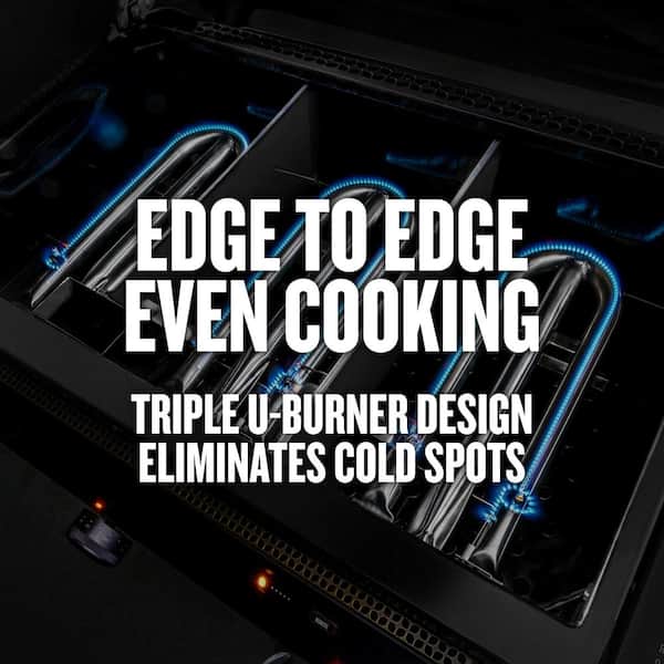 Traeger Traeger Flatrock 3-Burner Zone Grill, Propane Black Flat Top ...