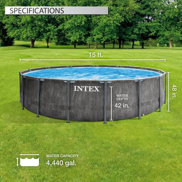 Intex pool 457x122 store