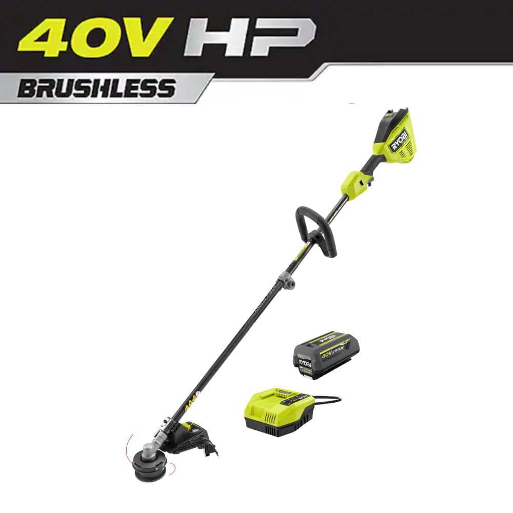 RYOBI 40V HP Brushless 16 in. Cordless Carbon Fiber Shaft Attachment ...