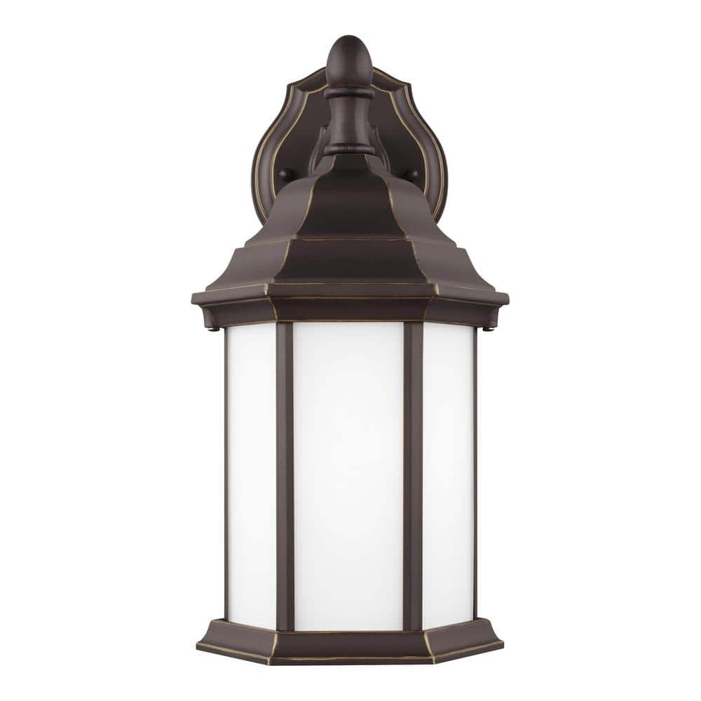 Generation Lighting Sevier 1-Light Antique Bronze Outdoor Wall Lantern ...
