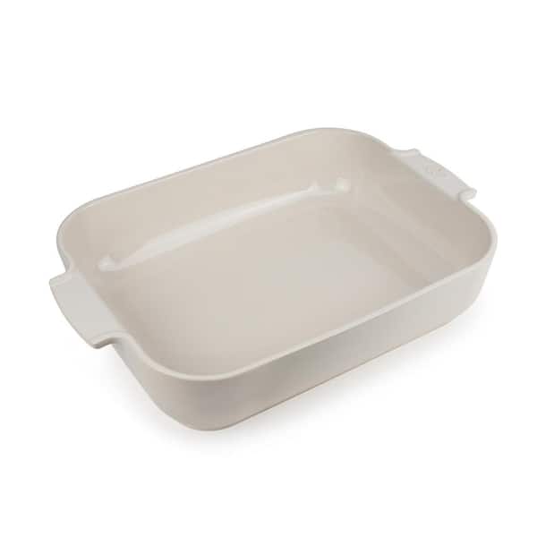 Peugeot Appolia Rectangular Ceramic Baking Dish, 40 cm - 16 in., Ecru ...