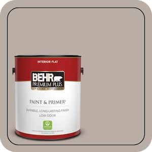 BEHR ULTRA 5 gal. #N200-3 Nightingale Gray Extra Durable Satin Enamel ...