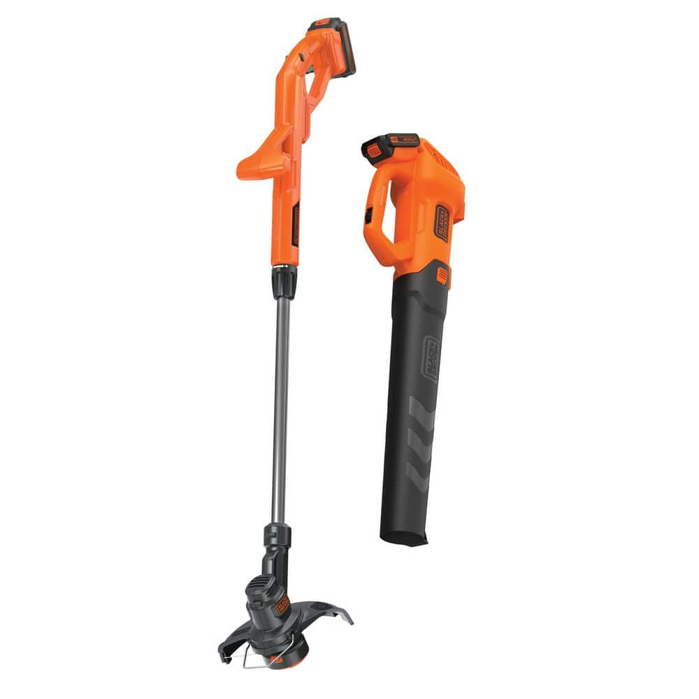 BLACK+DECKER 20V MAX Lithium-Ion String Trimmer and Blower Combo Kit ...