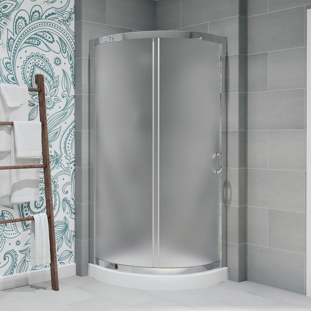 Reviews for OVE Decors Breeze 33 in. L x 33 in. W x 77 in. H Corner ...