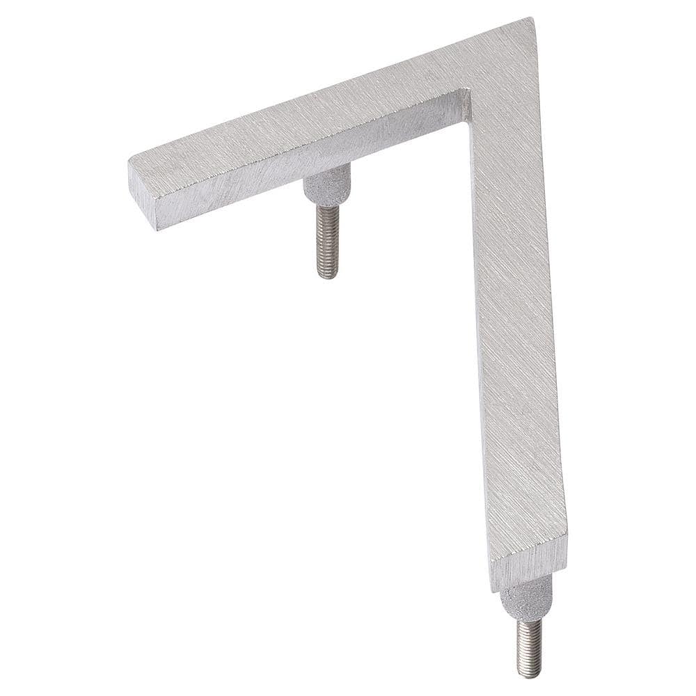 Montague Metal Products 8 in. Brushed Aluminum Floating or Flat Modern ...