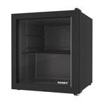 Costway 3.2 cu. ft. Retro Mini Fridges in Black with Freezer ...