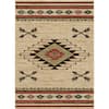 Mayberry Rug American Destination Arrowhead Multi-Colored 5 ft. x 8 ft ...