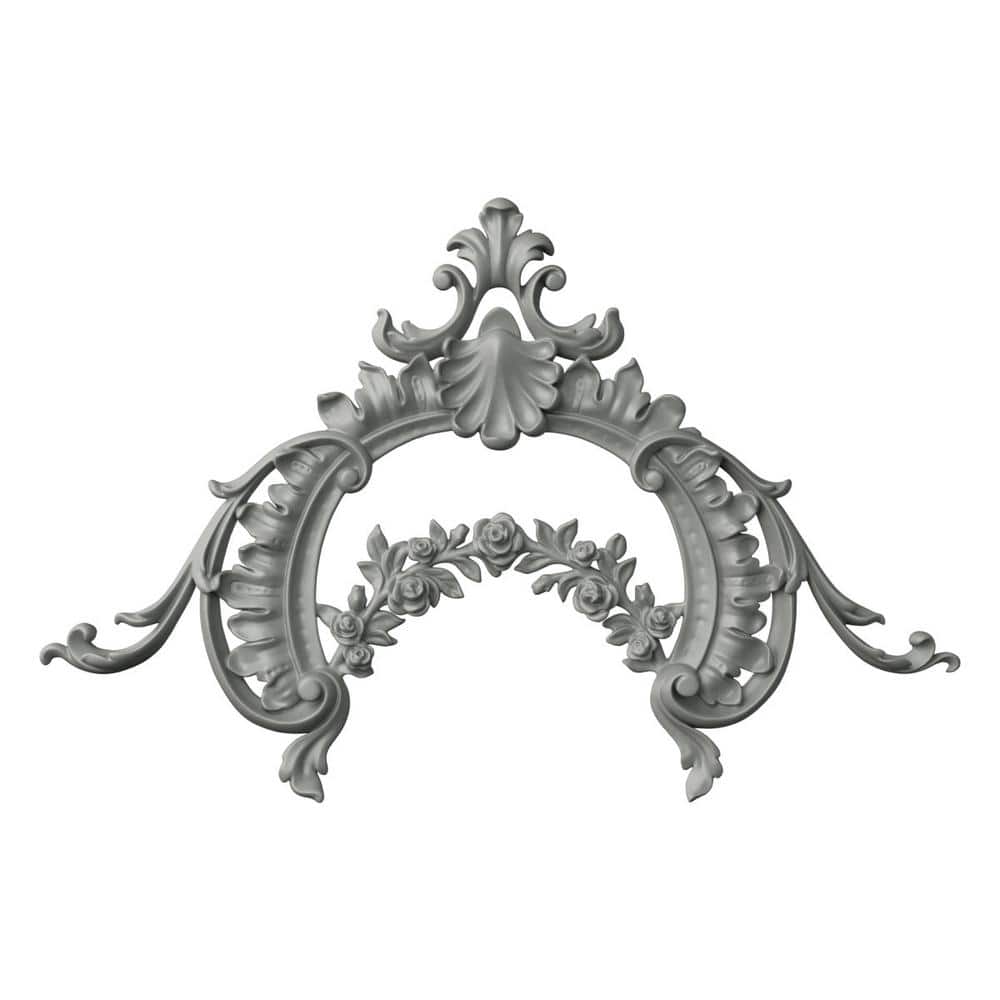 Ekena Millwork 1.25 in. x 26 in. x 17 in. Polyurethane Applique & Onlay ...