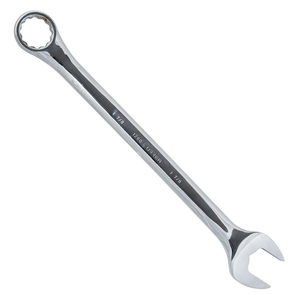 URREA 1-13/16 in. 12 Point Combination Chrome Wrench 1258 - The Home Depot