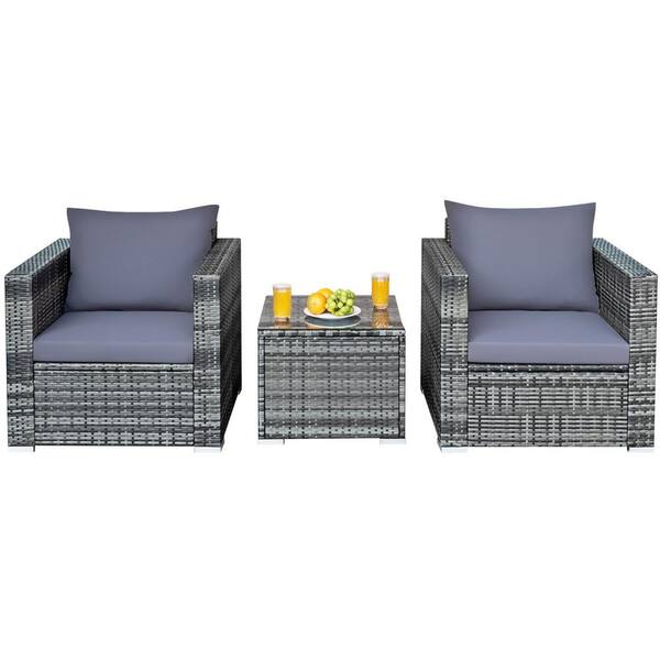 Griswold 3 piece conversation set with cushions store