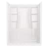 Delta Classic 500 30 in. L x 60 in. W x 72 in. H 4-Piece Alcove Shower ...