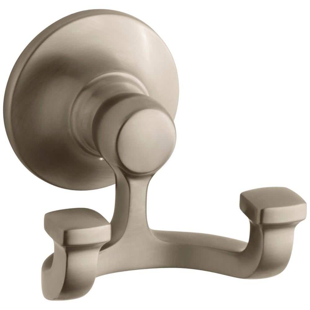 KOHLER Bancroft Double Robe Hook in Vibrant Brushed Bronze K-11414-BV ...