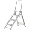 XTEND+CLIMB 4 Step Aluminum Step Ladder 375 lb. Load Capacity ANSI Type ...