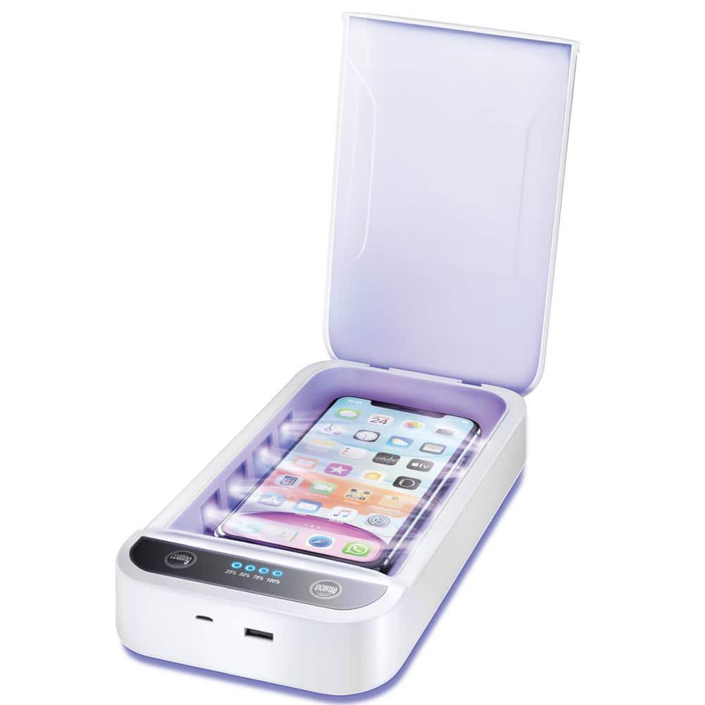 UV-C Sanitizing Box with USB Port and LED Indicator FH7019 - The Home Depot