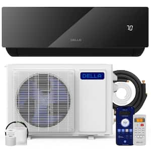 DELLA 9000 BTU 19 SEER2 Cools Up to 450 Sq. Ft with Heat Pump Pre ...