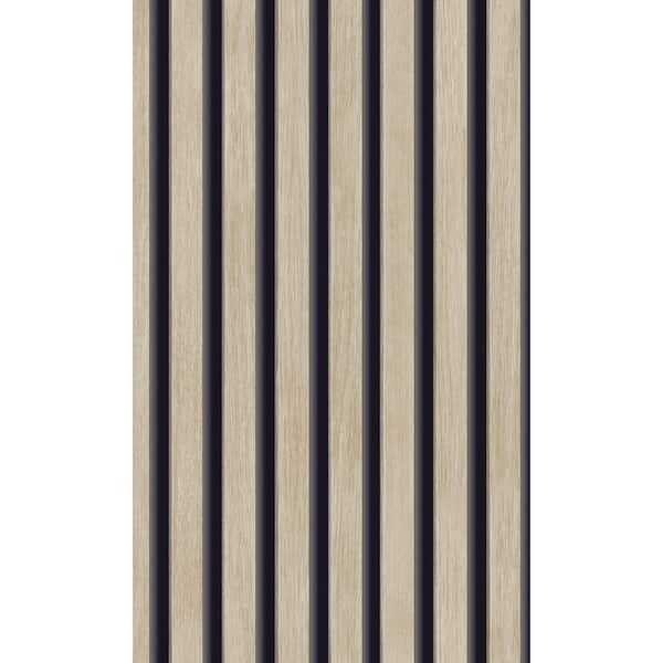 Walls Republic Beige Elegant Stripe Printed Non-Woven Paper Non Pasted ...