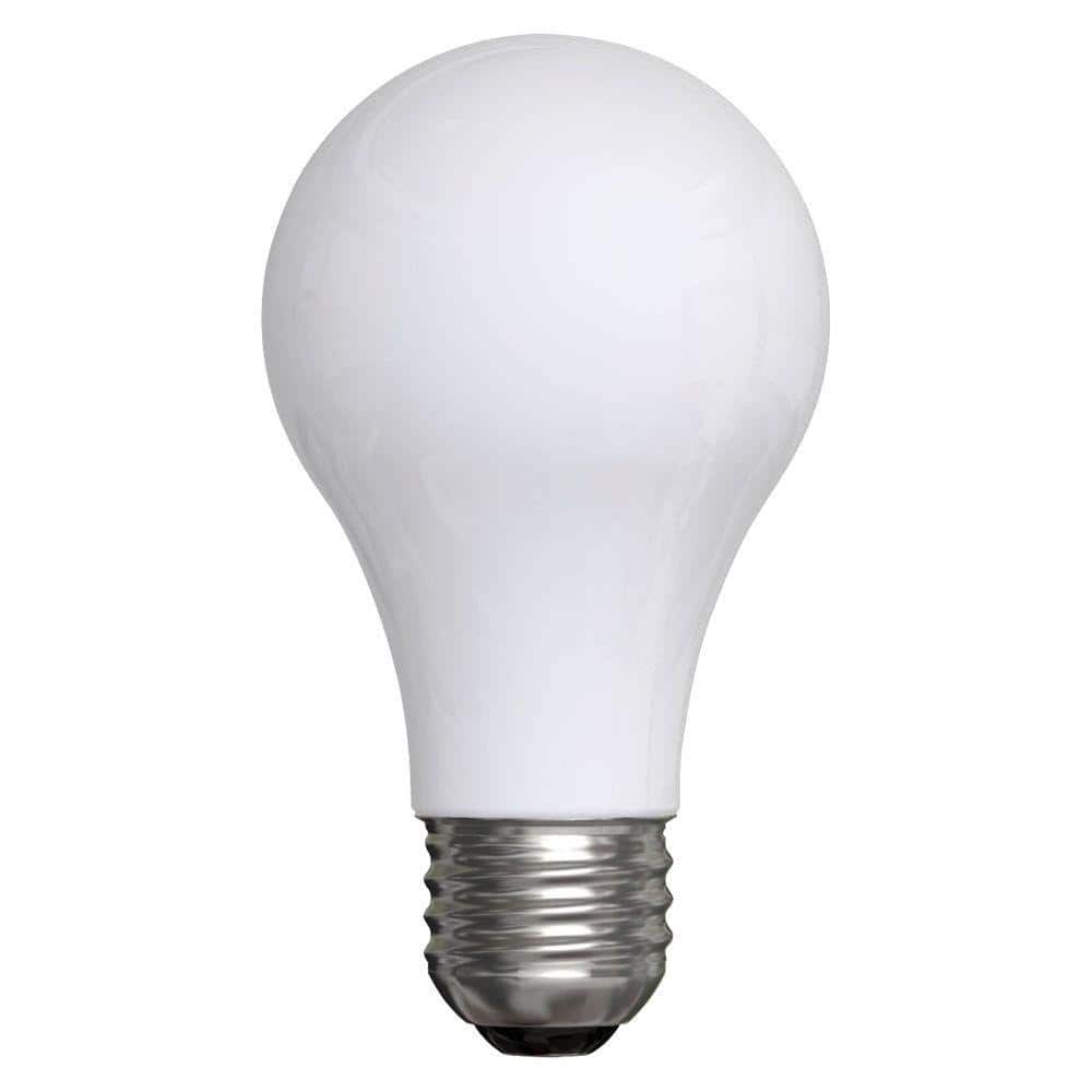 GE 75-Watt Incandescent A19 Double Life Soft White Light Bulb (6-Pack ...