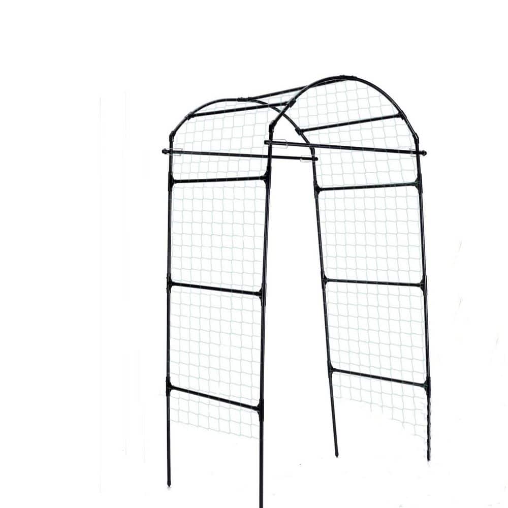FAWEY TRED INC 80 Inch Garden Arch Trellis for Climbing Plants Outdoor ...