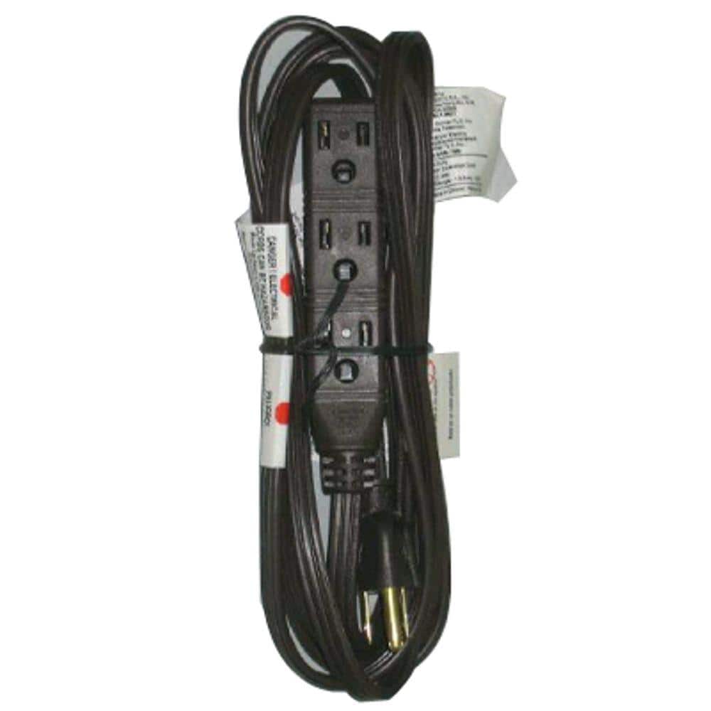 8 ft. 16/3 Banana Tap Extension Cord AW20002 - The Home Depot