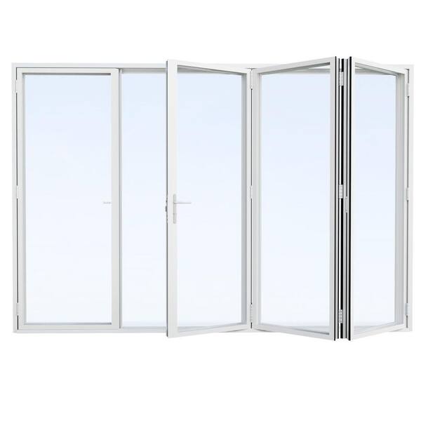 ARK DESIGN 120 in. x 80 in. Right Swing/Outswing Double Tempered Glass ...