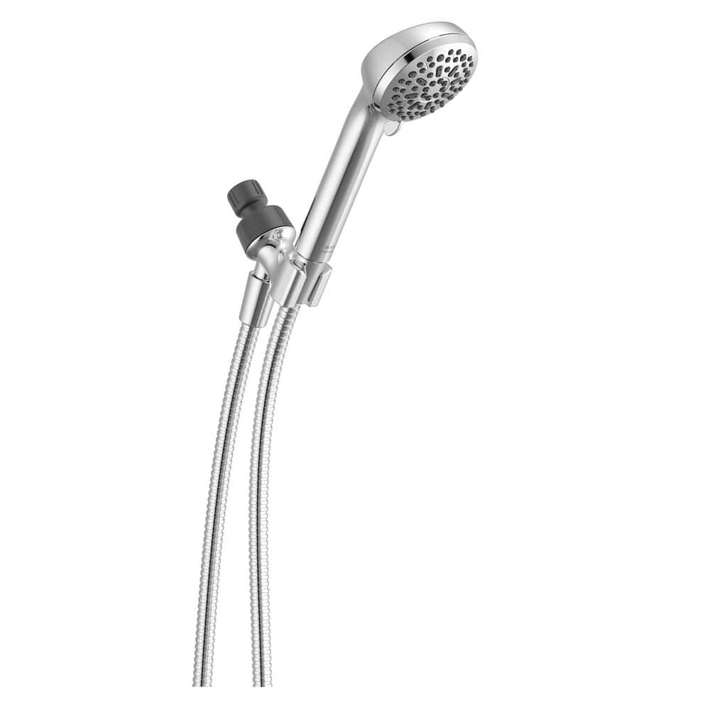 Delta 4-Spray Wall Mount Handheld Shower Head 1.75 GPM in Chrome 75412 ...