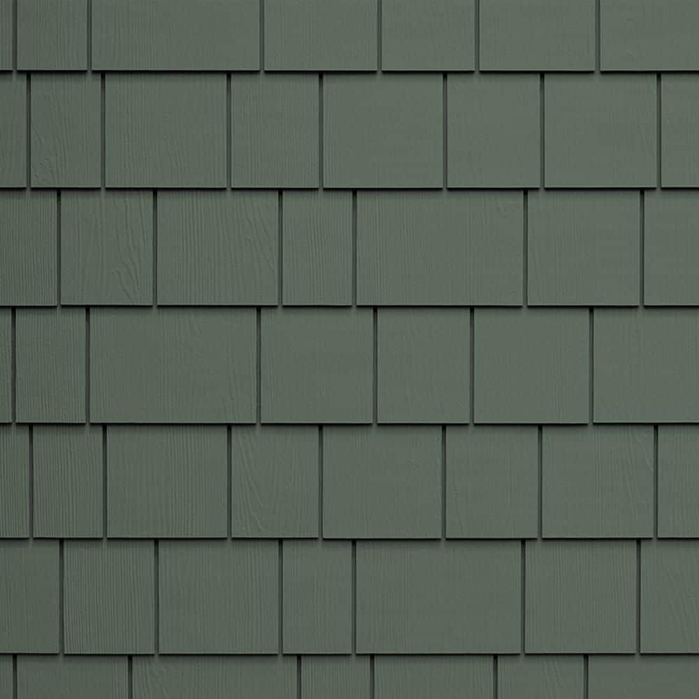 James Hardie Magnolia Home Hardie Shingle HZ10 15.25 in. x 48 in. Fiber ...