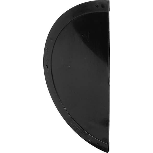 Prime-Line Black Plastic, Sliding Door Screen Shield A 141 - The Home Depot