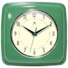 Infinity Instruments Square Retro Green Wall Clock 13228LG-4103 - The ...