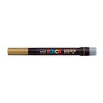 POSCA PC-1MR Ultra-Fine Tip Paint Pen, Gold Paint 076861 - The Home Depot