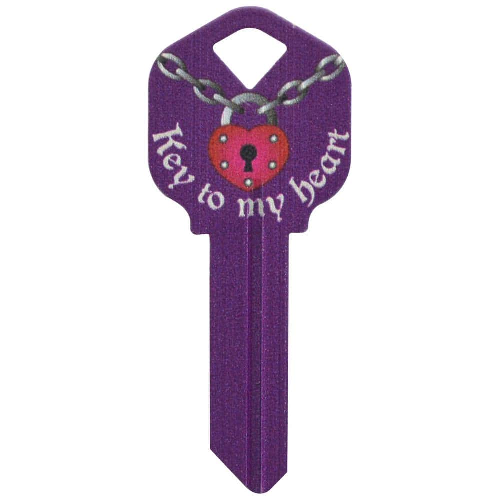 The Hillman Group Kwikset Brass House and Entry Key Blank Key to My ...