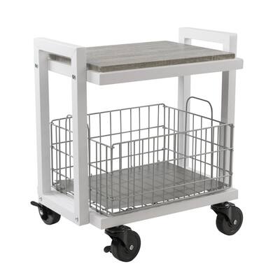 2 Tier - Media Cart - Utility Carts - Garage Storage - The Home Depot