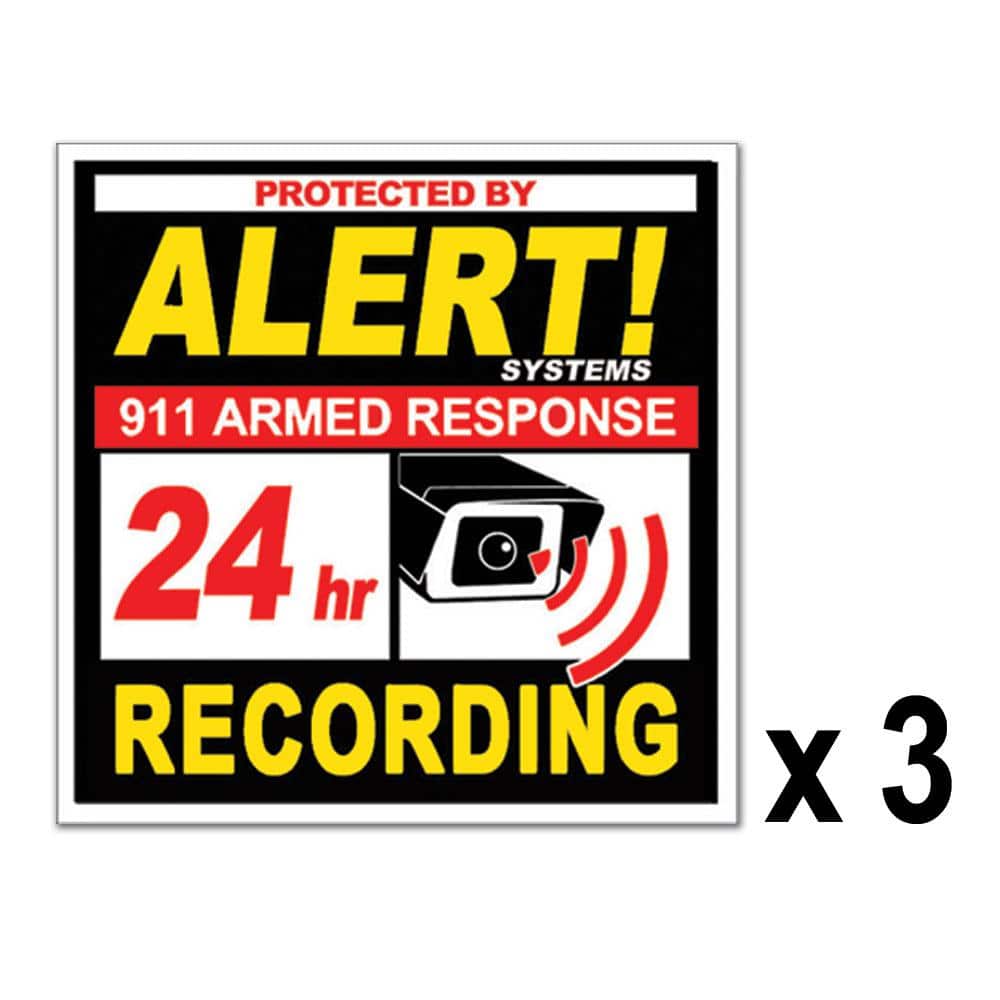 Lynch Sign Large, Square Security Decals, Commercial Grade Silk ...