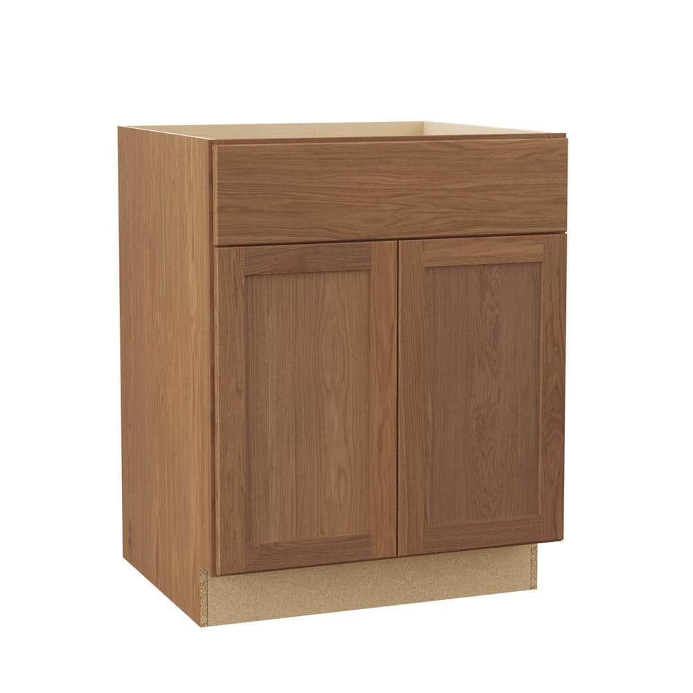 Hampton Bay Sinclair 27 in. W x 24 in. D x 34.5 in. H Assembled Base ...