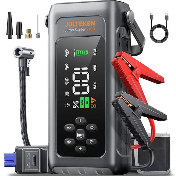 Lithium Jump Starter With Air Compressornull