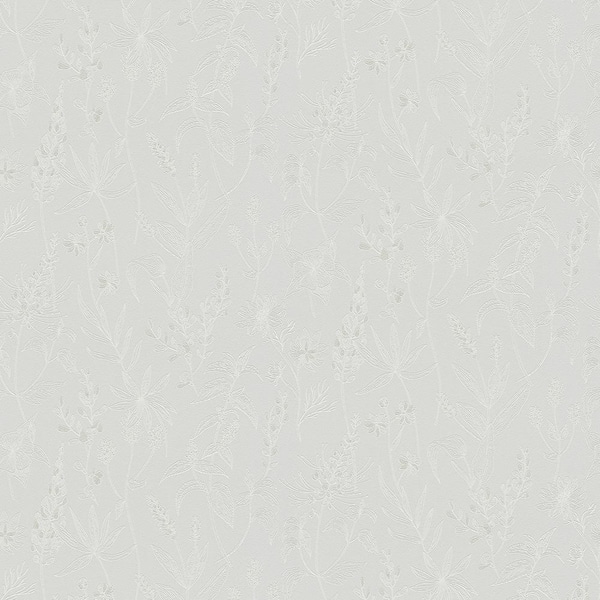 Advantage BoTanical Light Grey Vinyl Peelable Roll (Covers 57.8 sq. ft ...