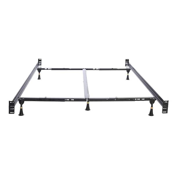 Hollywood Bed Frame Queen Headboard and Footboard Adjustable Bed Frame with 6 Glides 1206HF I The Home Depot