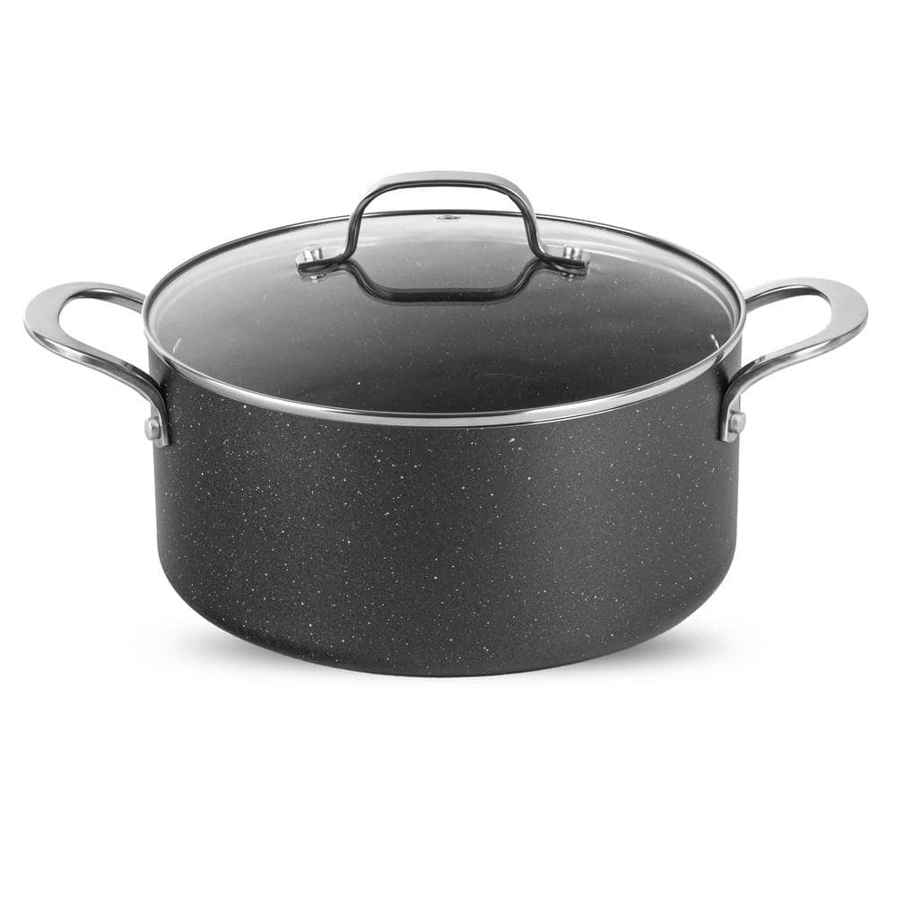 GRANITESTONE 5 qt. Aluminum Ultra-Durable Nonstick Diamond Infused ...