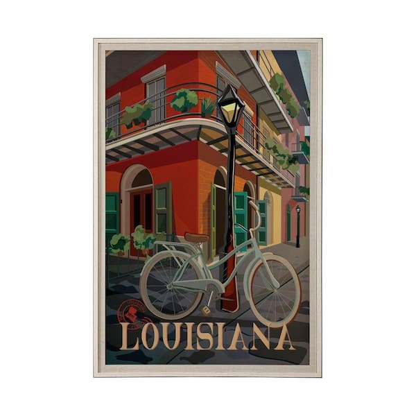 Mercana Louisiana Go Series Brown Framed Wall Art 61.5 in. x 41.5 in ...