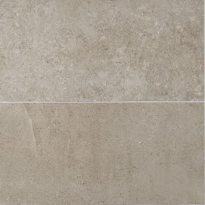 Ivy Hill Tile Iris Fossil 11.81 in. x 23.62 in. Matte Porcelain Floor ...