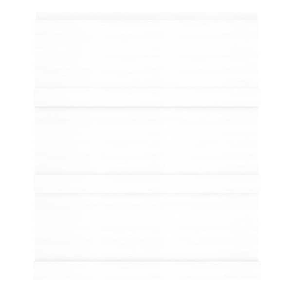 NewTechWood Board and Batten 10.94 in. x 144 in. Arctic Snow White ...