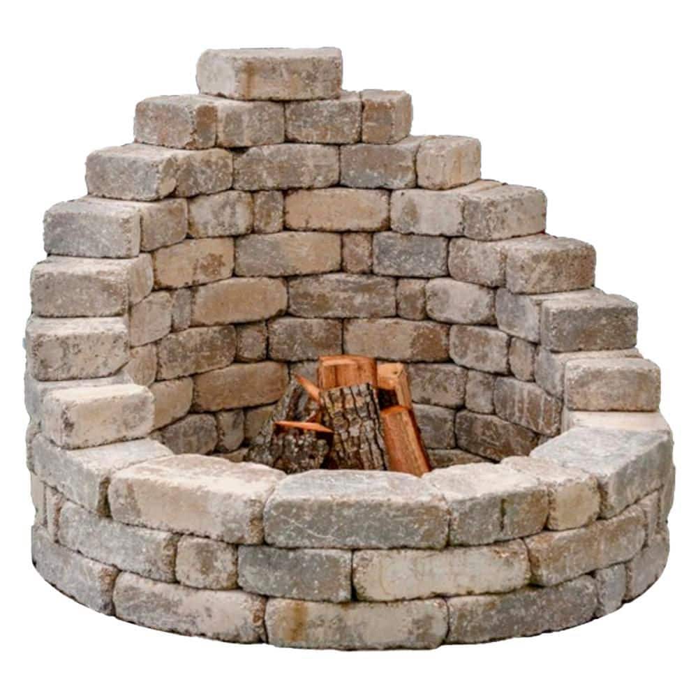 ROMANSTONE Latessa 53.75 in. x 39.37 in. Bethany Ledge Blend Outdoor ...