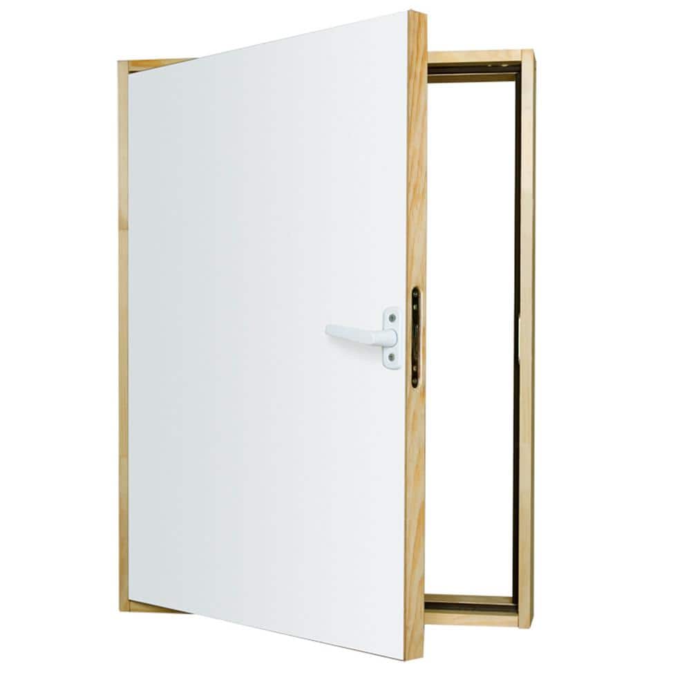 Fakro DWT 27 in. x 35 in. Wall Hatch Wood Thermo Insulated Access Door ...